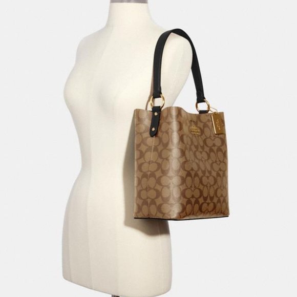 Coach | Bags | New Bucket Bag In Signature Canvas | Poshmark
